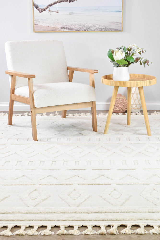 August Boho Cream Rug – Rugs Online Rugs
