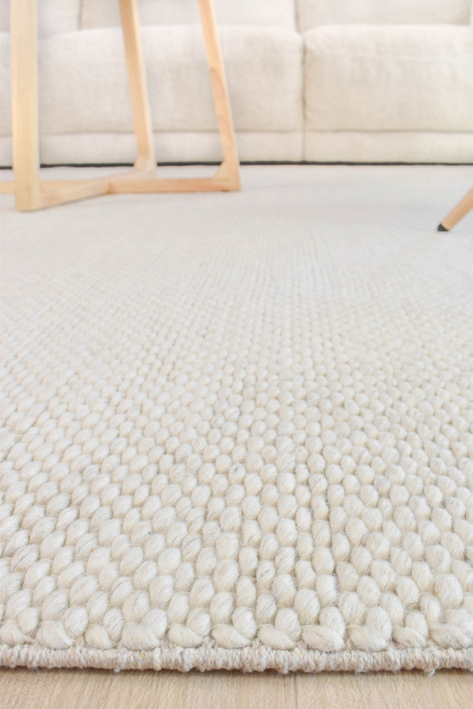 Cosmopolitan Chicago Skandi Pearl Wool Rug – Rugs Online Rugs